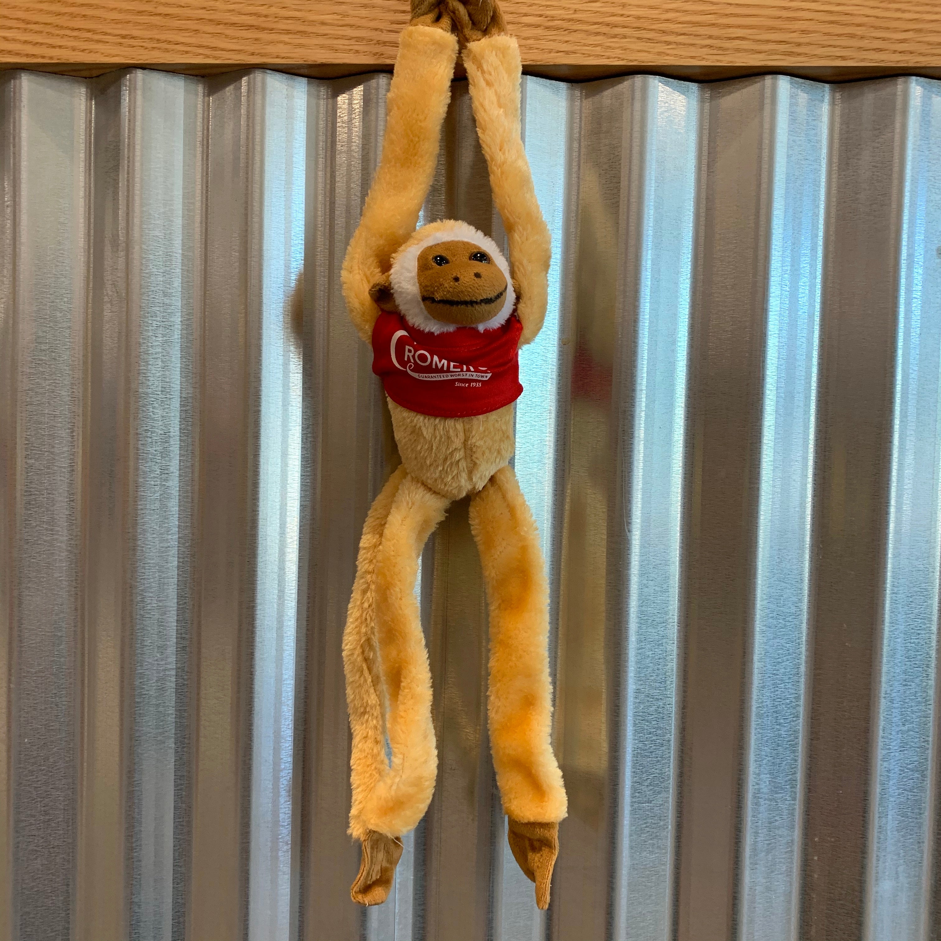 Hanging Cromer's Logo Stuffed Monkey – Cromers Pnuts