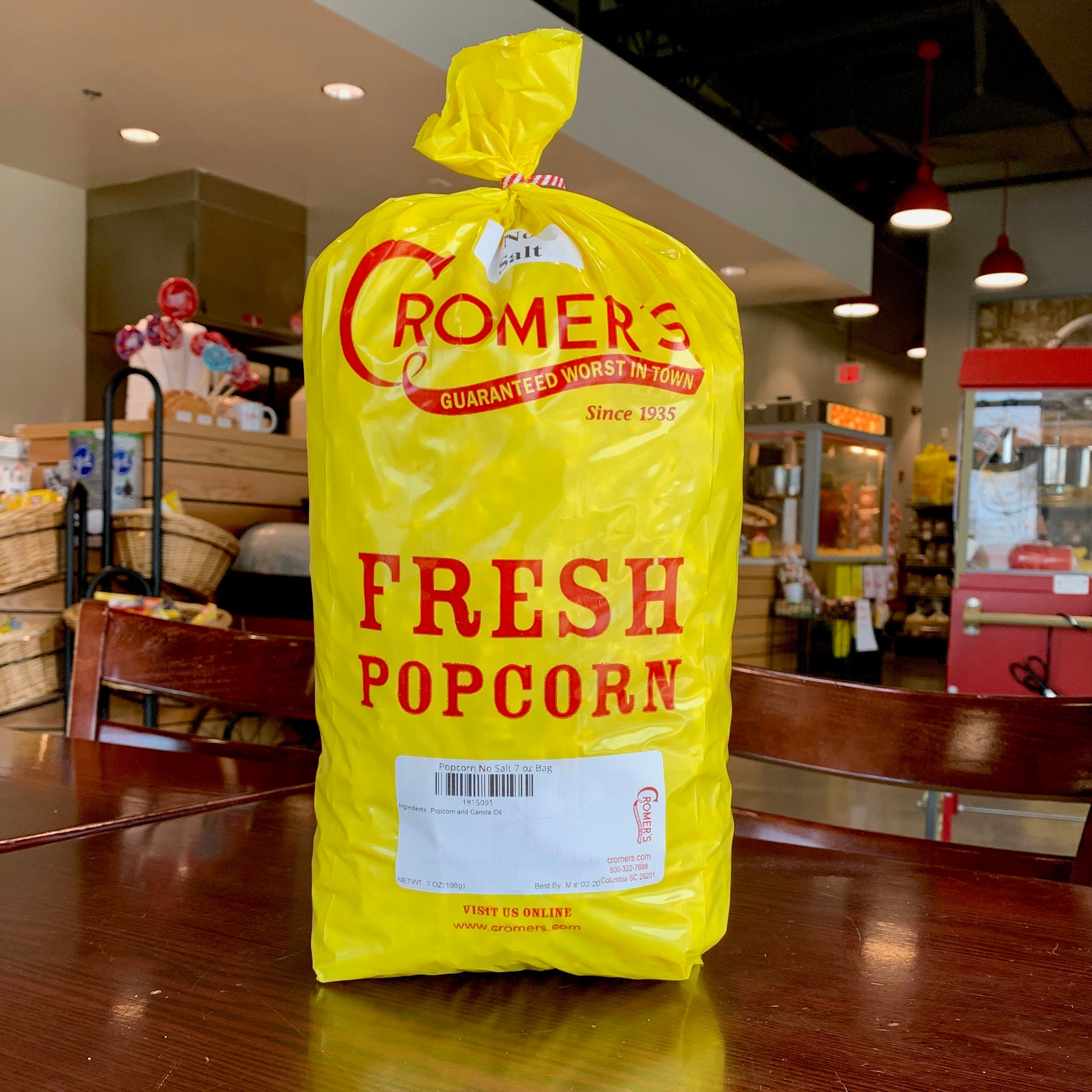 Delicious, fluffy, butter popcorn in Columbia, Cromer's P-Nuts ...